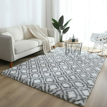 Noahas Soft Fluffy Area Rug for Living Room Bedroom Shaggy Accent ...