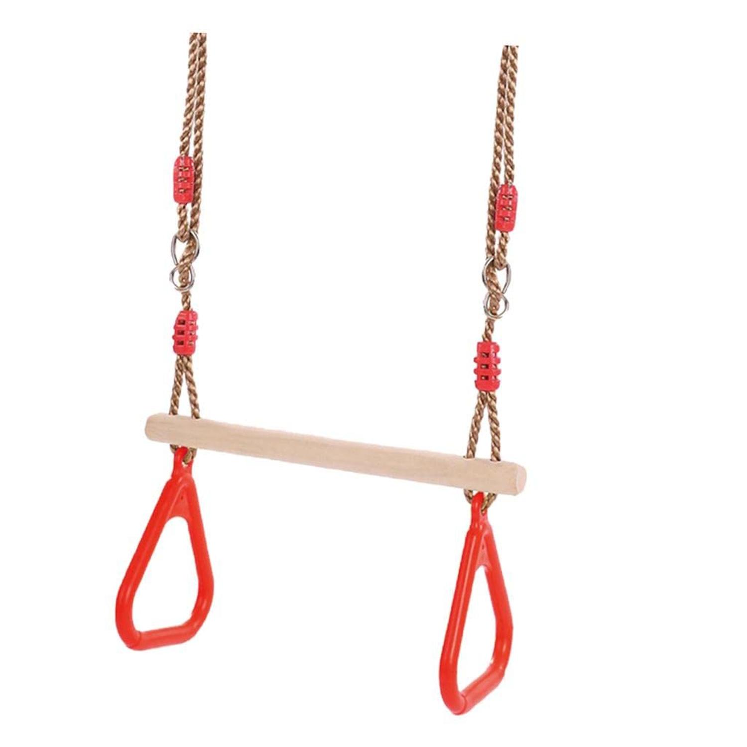 Newmind Columpio de trapecio de para niños con anillos para diversión ...