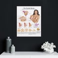 Anatomical Poster The Female Breast Posters Posters Wall Art Painting ...