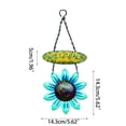 Flower Shape Welcome Sign Iron Wall Hanging Ornaments Door Window ...