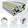 king Quilt Bedding Set, Minimalist Geometric Stripe Lightweight ...