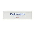 Naptags 8" x 2" Perforated Nameplate (20 Pack) - Walmart.com