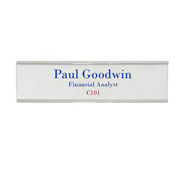Perforated Paper Nameplate Inserts Pack Of 20 (8 X 3 2 Perforated ...