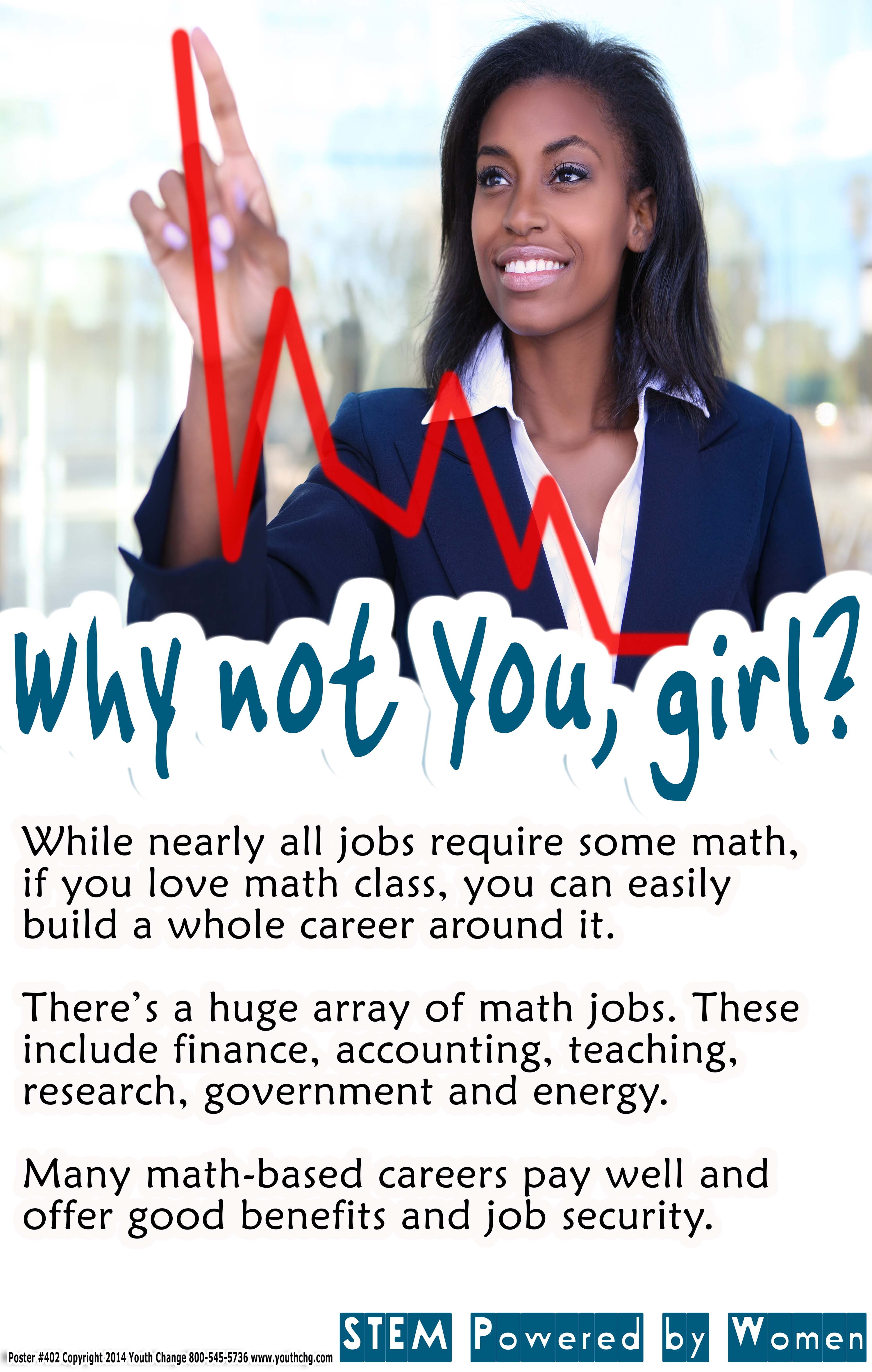 Youth Change Poster #402 Motivational Classroom Poster Motivates Girls ...