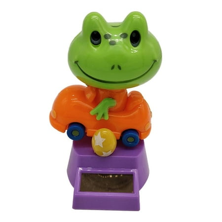 Solar Powered Bobbing Frog Animal Figure Science Desktop | Walmart Canada