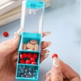 Cinvoph Portable 3 Compartment Pills Organizer Daily Supplement Box ...
