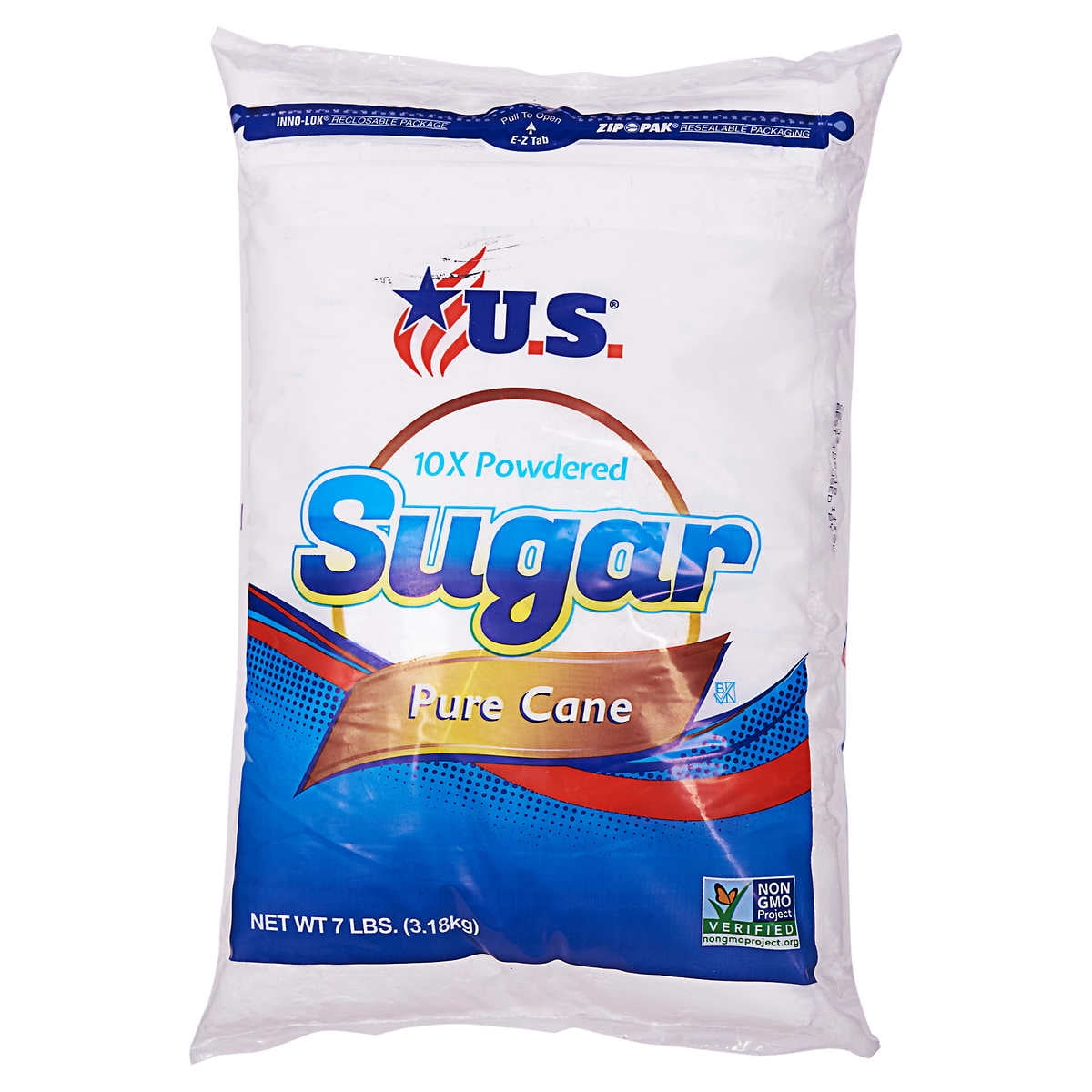 U.S. Sugar, 10X Powdered, 7 lbs - Walmart.com