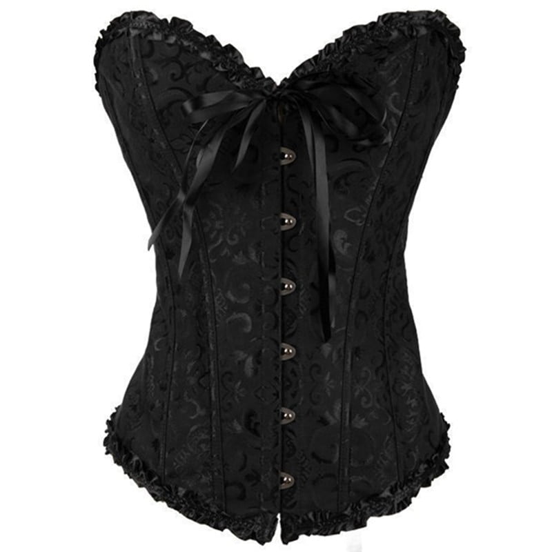 Click here for Koolyou Womens Gothic Jacquard Overbust Corset Bus... prices