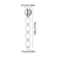 5-Hole Cable Organizer with Adhesive Base, Silicone Cord Management ...