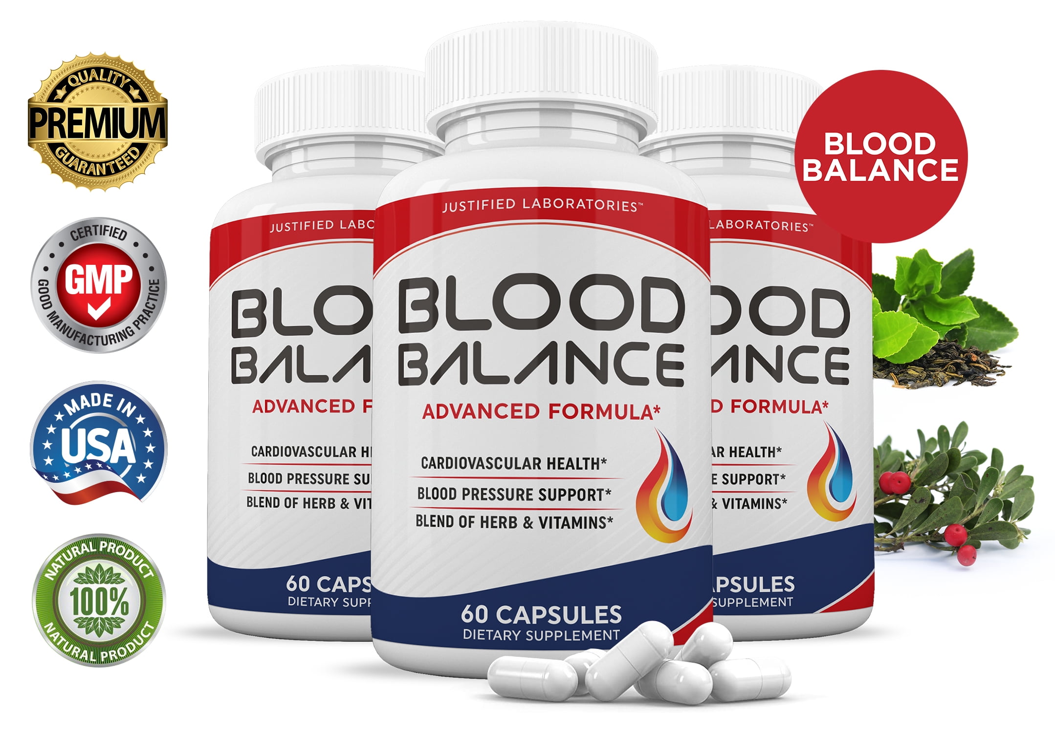 Blood Balance Advanced Formula 3 Pack - 180 Capsules Nepal | Ubuy