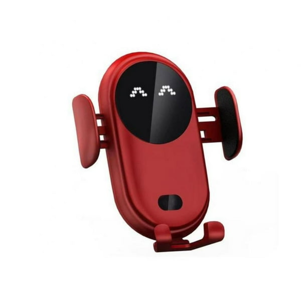 Wireless Car Charger Cup Holder Phone Mount Automatic Infrared Smart