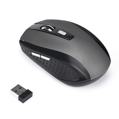 TOP.E 2.4G Optical Wireless Mouse USB Receiver Air Mouse for Laptop ...