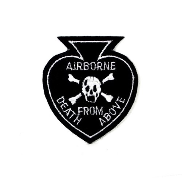 Airborne Death From Above Skull Army Embroidered Military Patch AKPM142 ...