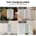 Memorial Metal Tin Sign, 8x12 Inch Sympathy Remembrance Wall Art Plaque ...