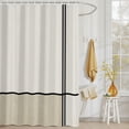 Abstract Modern Minimalist Art Shower Curtain Set, Waterproof Shower ...