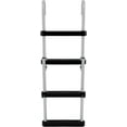 Recpro Marine Pontoon Boat 4 Step Folding Boarding Ladder Al B4