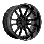 Fuel D741 Runner 22X8.25 8X200 -202Et 125.1Cb Gloss Black Milled Wheel ...