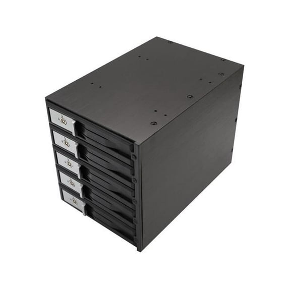 Syba 3.5in. Bay Tray Less SATA SAS HDD Internal Enclosure Cage - Black ...