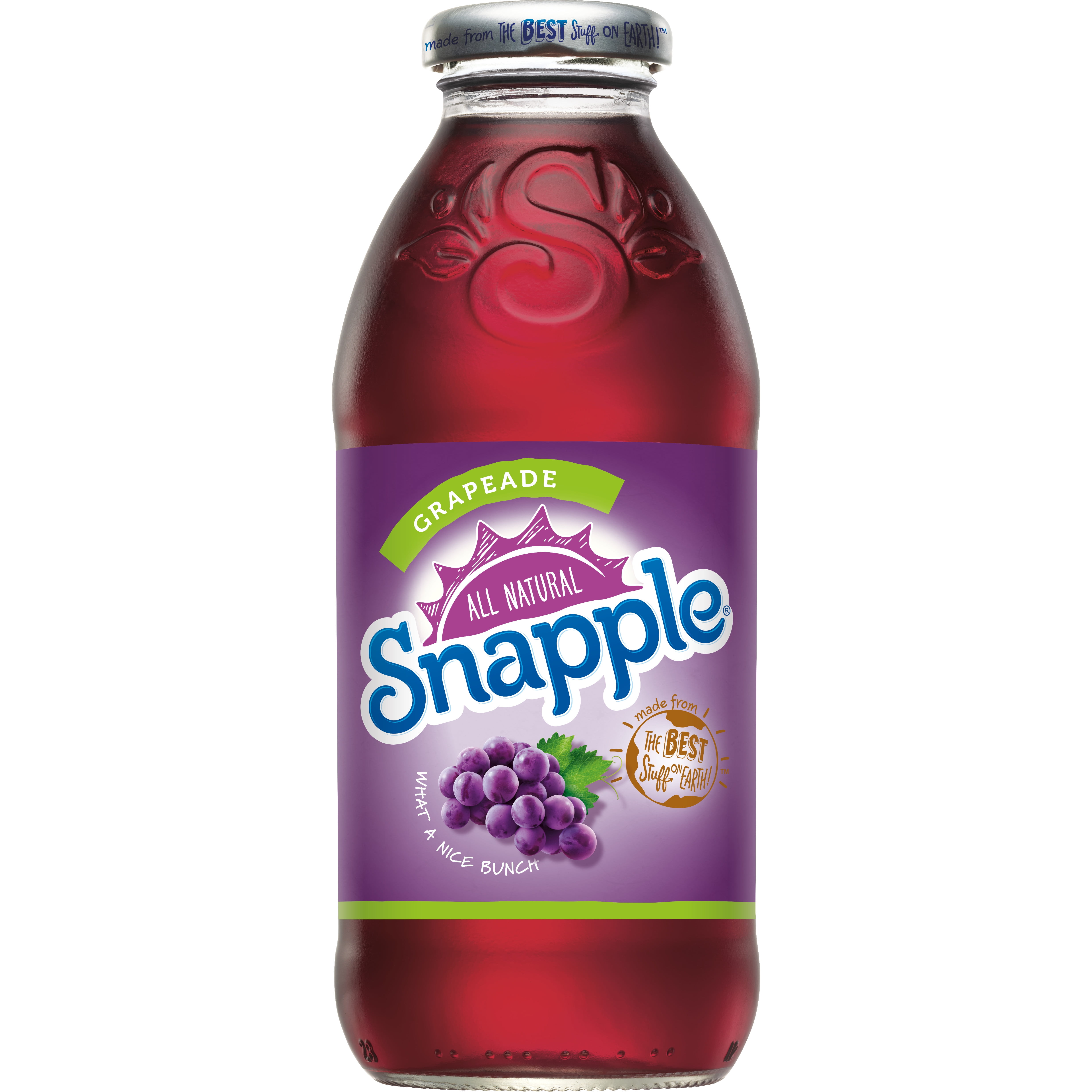 Snapple Grapeade Juice, 16 Fl. Oz. - Walmart.com