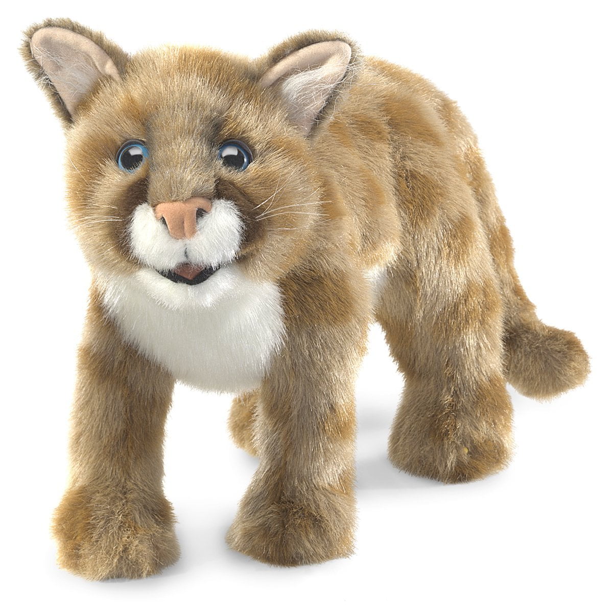 Hand Puppet - Folkmanis - Mountain Lion Cub New Toys Soft Doll Plush 3045 - Walmart.com