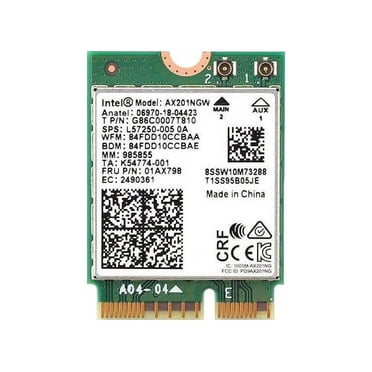 Intel Killer 6E AX1675x 1675 x Tri Band AX210 M.2 2230 Bluetooth 5.2 ...