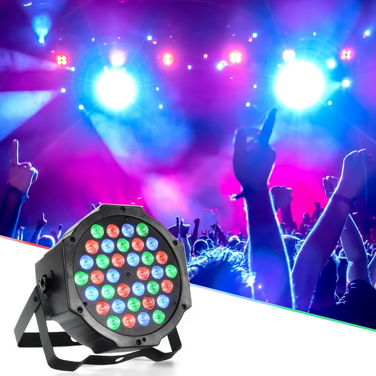 Dj Lights 6-Pack LED Par Lights - Sound Activated Stage Lighting For ...