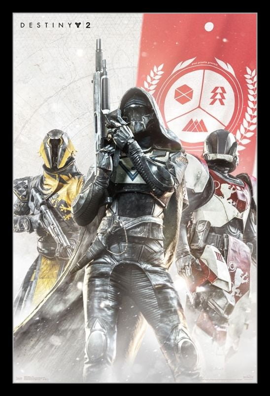 Destiny 2 - Trio Laminated & Framed Poster Print (22 x 34) - Walmart.com