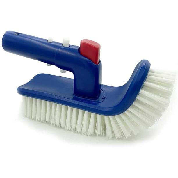 Pool Brush for Step and Corner, 180 Degree Rotation Handle Scrub Brush ...