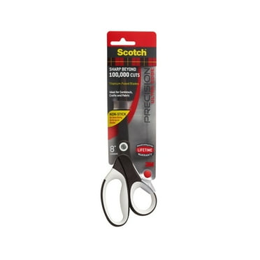 Scotch 6" Precision Ultra Edge Titanium Non-Stick Scissors - Walmart.com