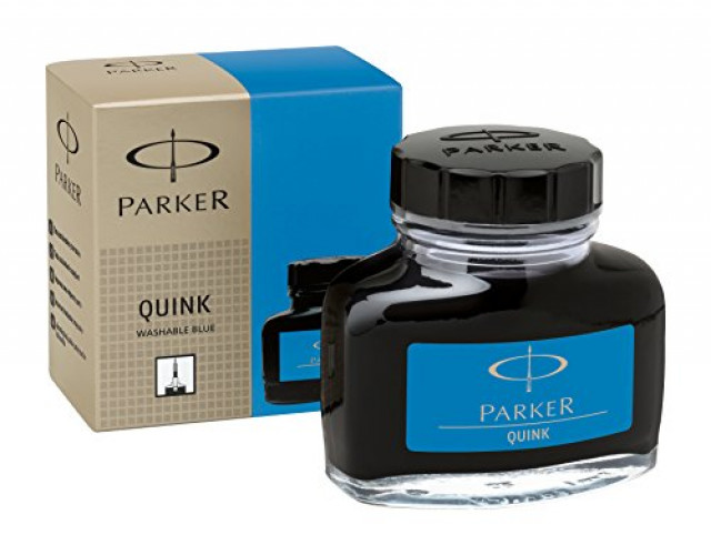 PARKER QUINK Ink Bottle, Washable Blue, 57 ml - Walmart.com