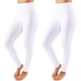 TD Collections Fleece Lined Leggings - High Waist Slimming Thick Tights ...