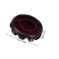 BESTYASH Round Wood Stand for Plant Support and Vase Display Light ...