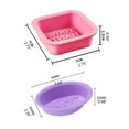 25 Pieces Silicone Soap Mold Crystal Epoxy Mould Natural Organic Soap ...