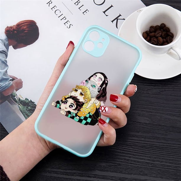 Kimetsu No Yaiba Demon Slayer Anime fundas de teléfono mate para iPhone ...