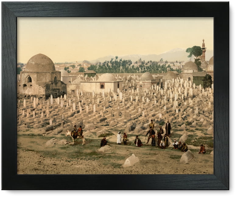 Framed Print: The Cemetery Where The Family Of Mahomet Are Buried ...