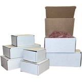 250 3x3x2 White Cardboard Paper Boxes Mailing Packing Shipping Box ...