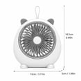 Cute Cat Ear Shape Handheld Fan, Mini Portable Personal Cooler with USB ...