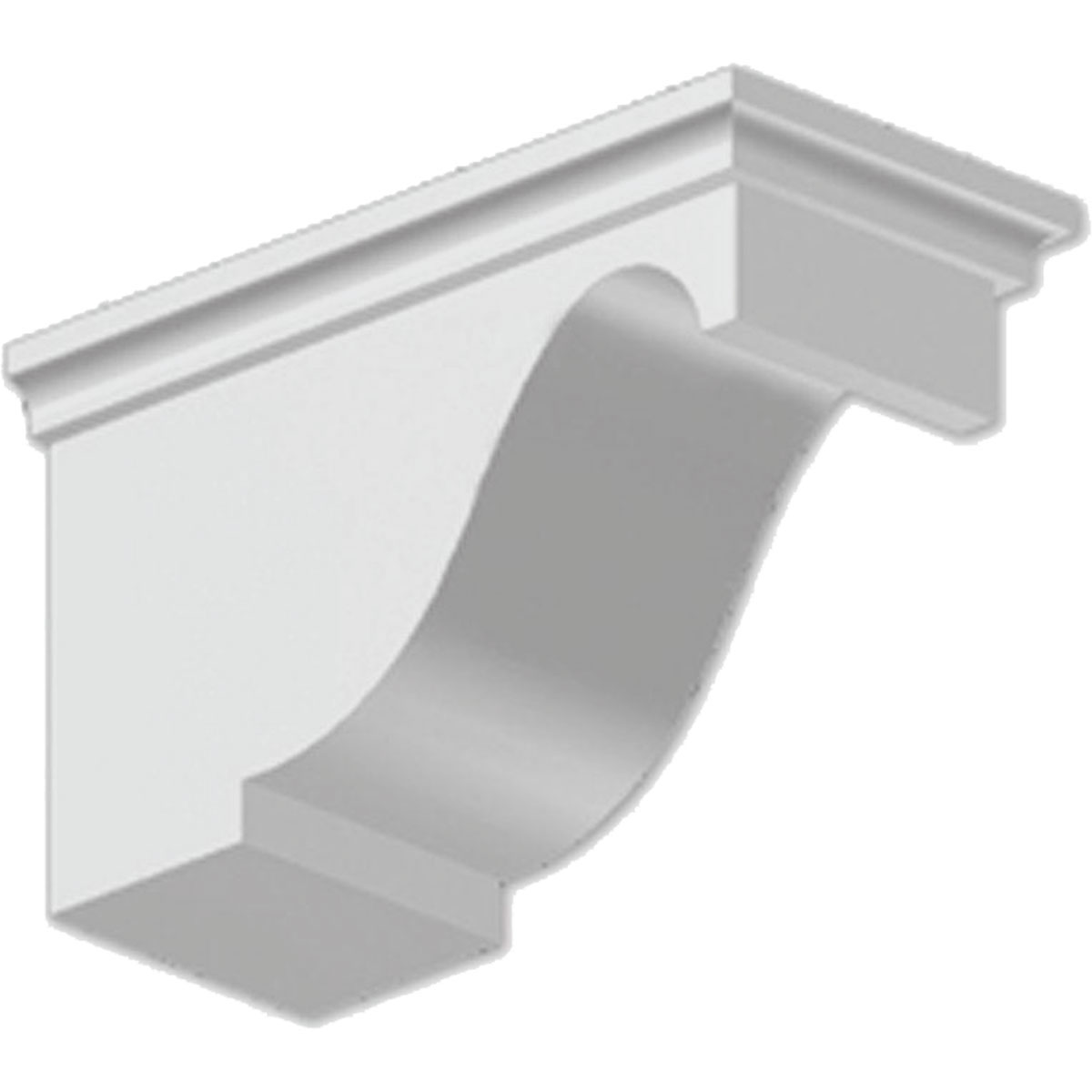 5 1/2"W x 6 3/4"H x 11 1/2"P Decorative Corbel Dentil Block - Walmart.com