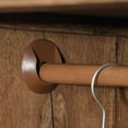 Rustic Oak Drawer and Garment Rod Wardrobe Armoire - Walmart.com