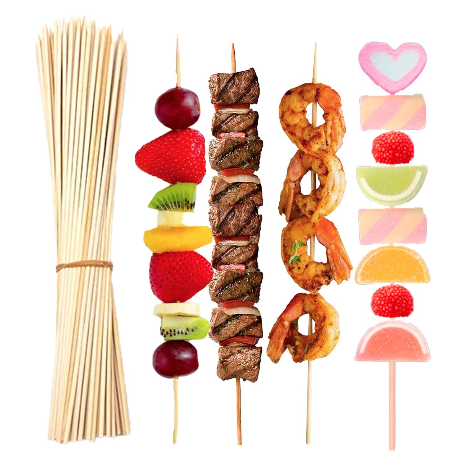 Palillos Para Brochetas Palo De Bambú Madera 30cm 90pzs | Walmart en línea