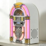 Arkrocket Athena Mini Jukebox with Bluetooth, Radio, Vintage Look ...