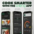 CHEF iQ Smart Wireless Meat Thermometer with 5 Sensors WiFi Ultra-Thin ...
