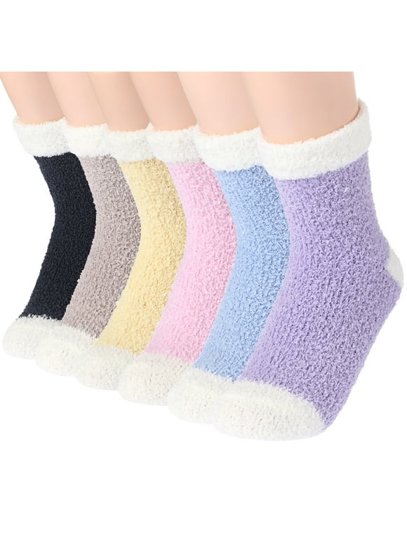 Womens Warm Fuzzy Socks