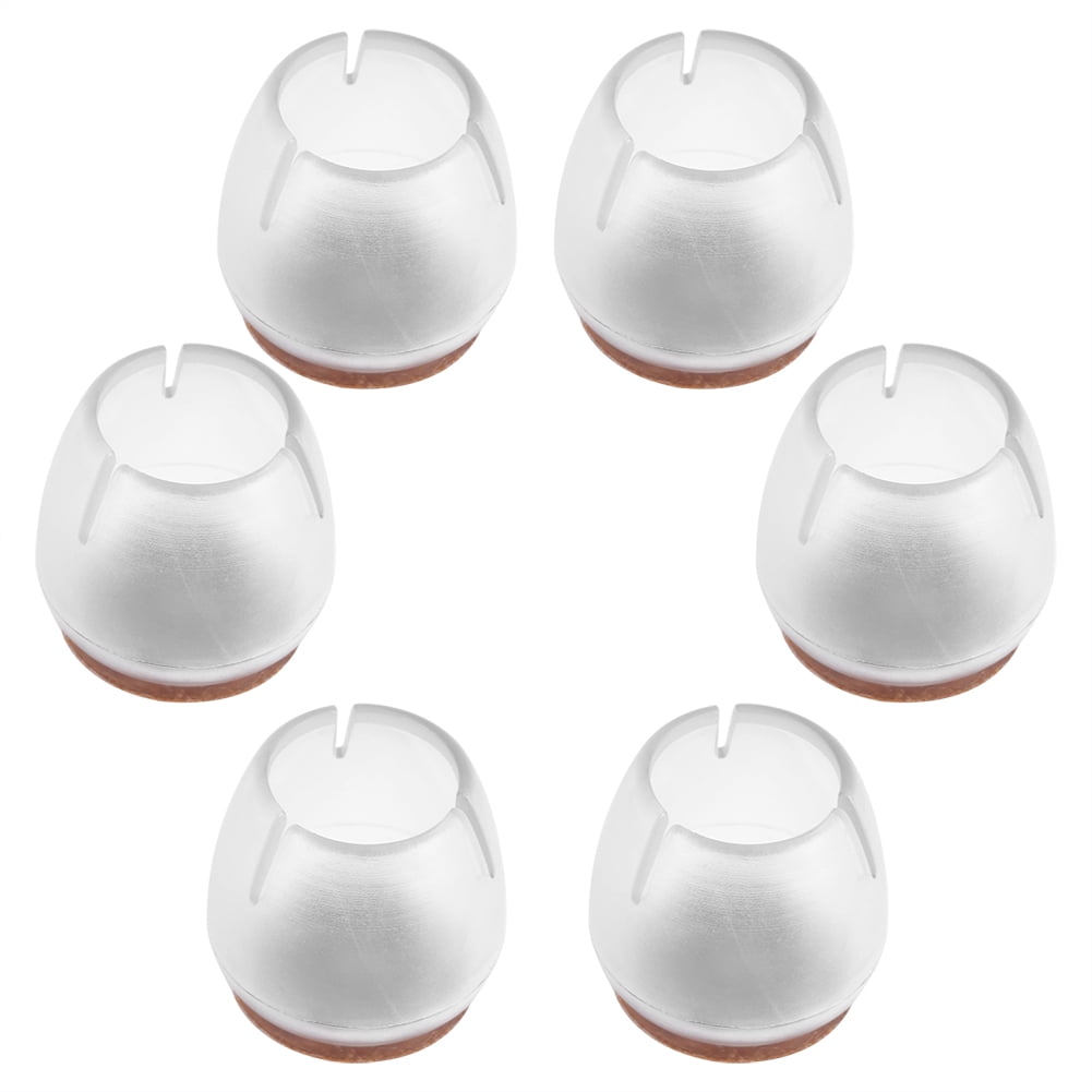 Pie de pata de mueble, 16 piezas de PVC transparente, cubierta para ...