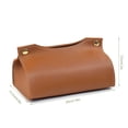 Modern Rectangular Tissue Box Cover, Decorative Desktop Facial Paper ...