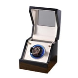 Wooden Automatic Watch Winder Box Finrprint Touch Silent Mechanism ...