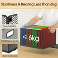 MaxGear Hanging File Organizer Box, Metal Mesh Folder Storage Box for ...