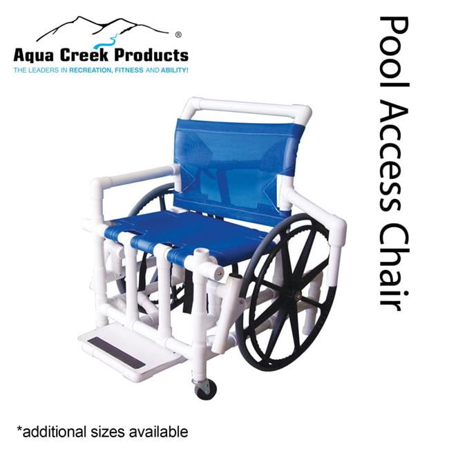 Aqua Creek Products F-520SPM 18 in. Wide Mesh Seat Pool Access Chair ...