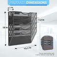 Magnetic Wall File Holder – Paper & Document Organizer for Home and ...
