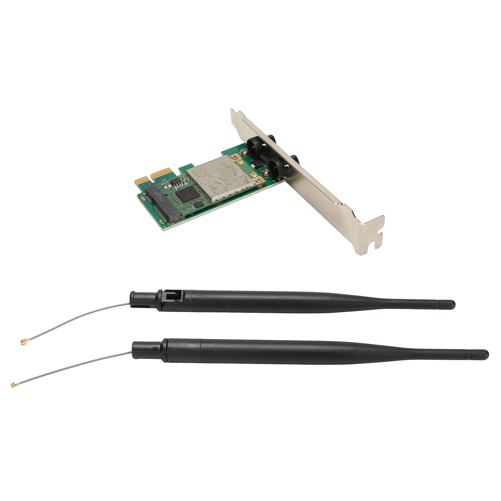 Mini Adaptador Wifi PCIe, Mini PCIe Wireless WLAN Card PCIe A Mini PCIe ...